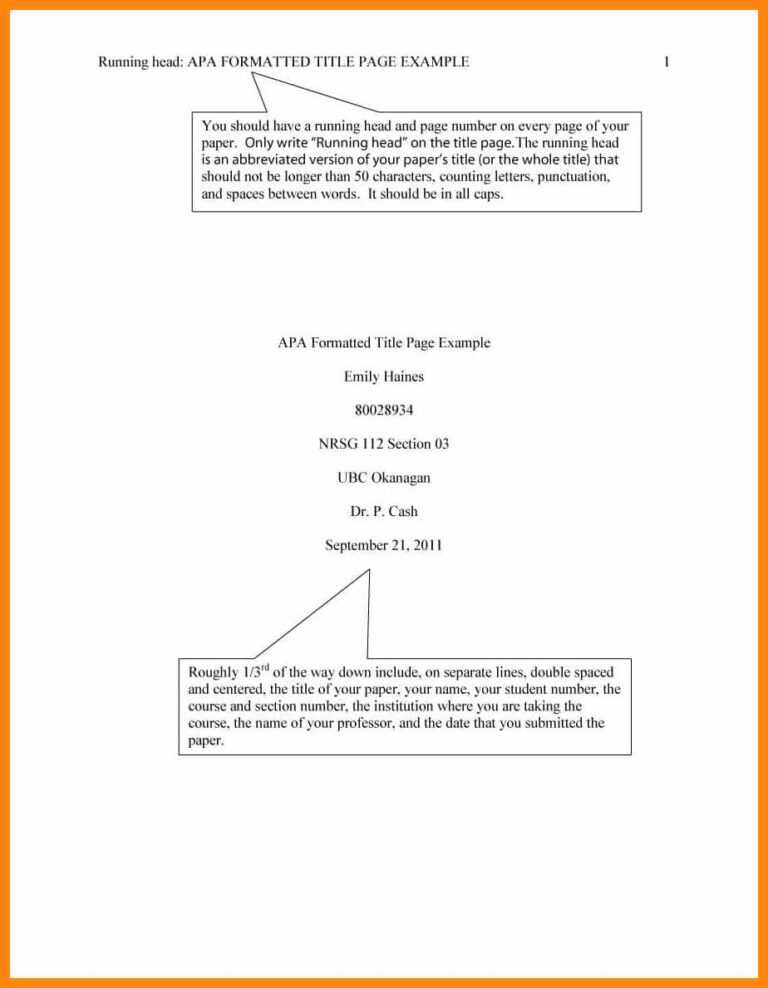 Apa Format Template Word 2013 - Professional Template