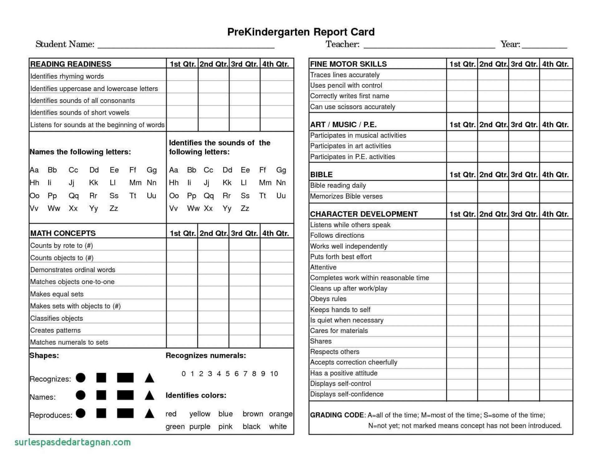 016 Preschool Daily Report Template Ideas Phenomenal Form For Kids