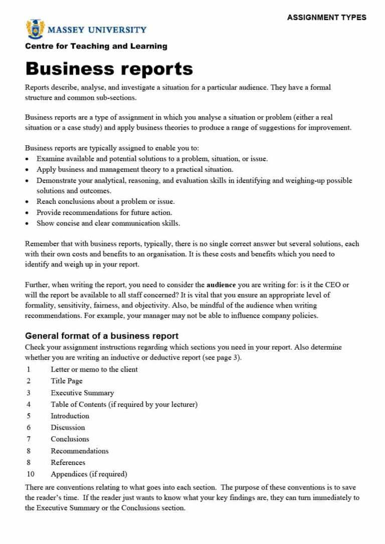 Template On How To Write A Report Professional Template