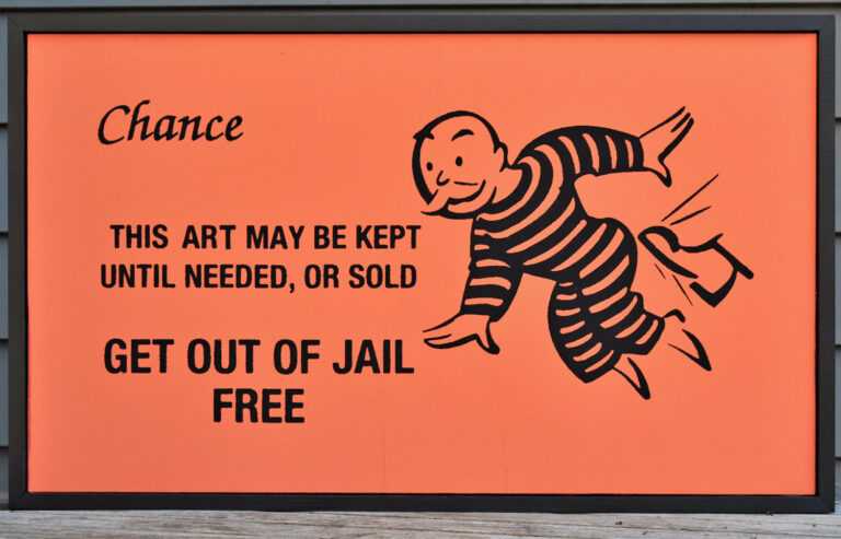 Get Out Of Jail Free Card Template Professional Template