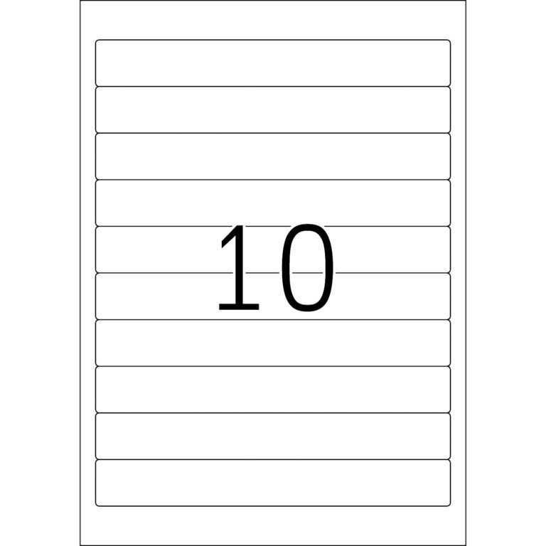 File Spine Labels White Ring Binder 192X25 4 A4 250P Pertaining To Binder Spine Template Word
